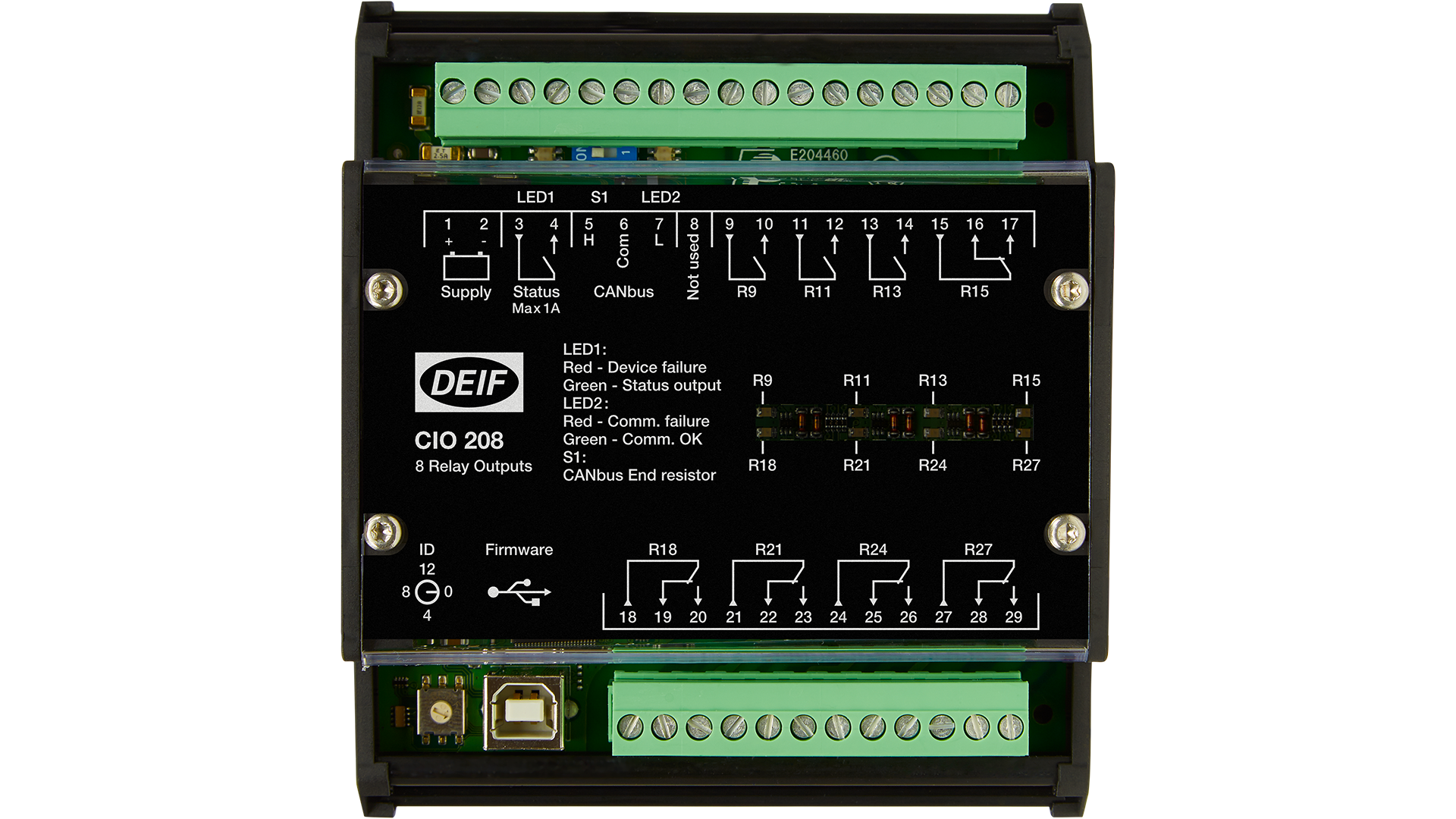 CIO 208 - CAN Bus-based I/O Module