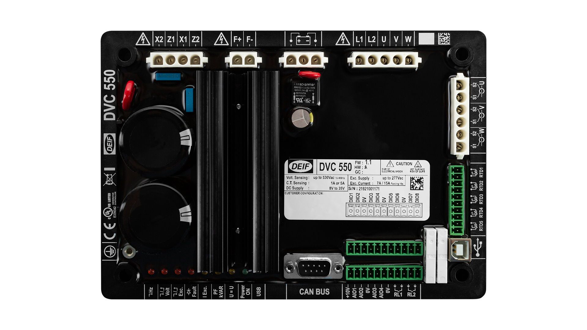 DVC 550: Digital voltage controller